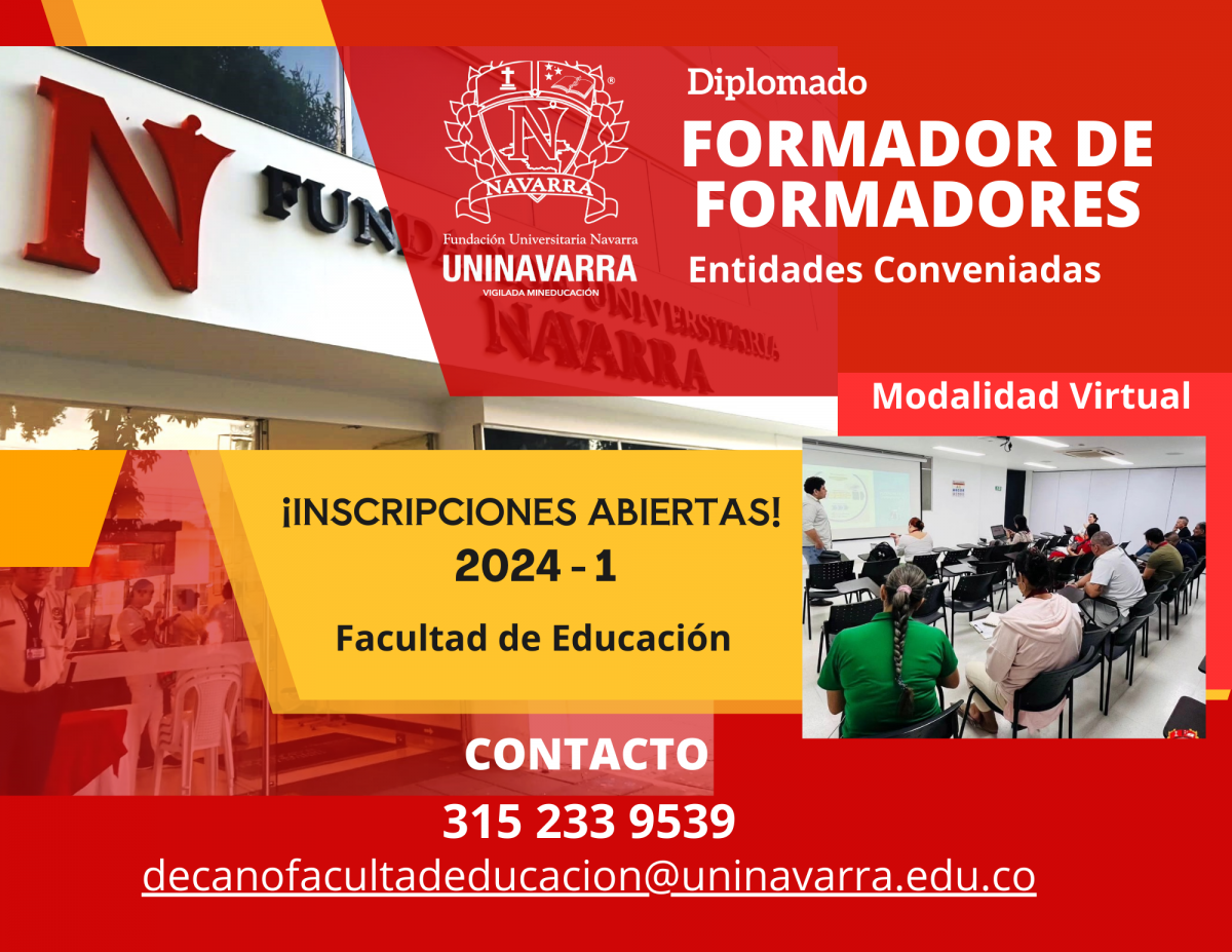 Inscripciones diplomado FORMADOR DE FORMADORES – ESE Carmen Emilia Ospina